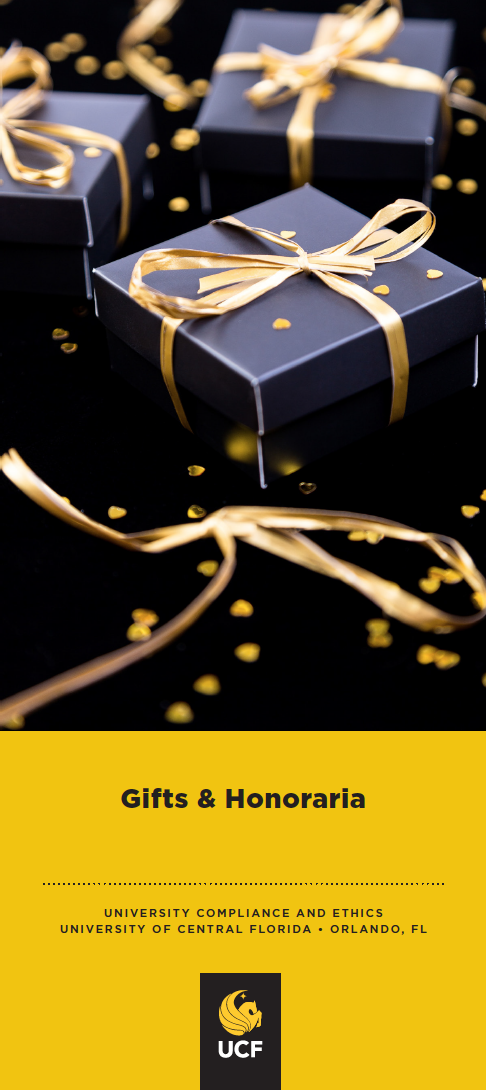 Gifts and Honoraria - University Compliance and Ethics